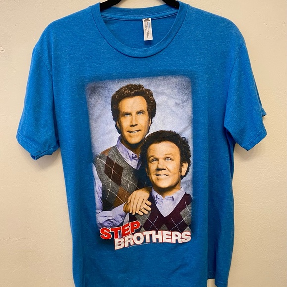 Mill 42, Inc. | Shirts | Step Brothers Movie Poster Portrait Blue Mens ...